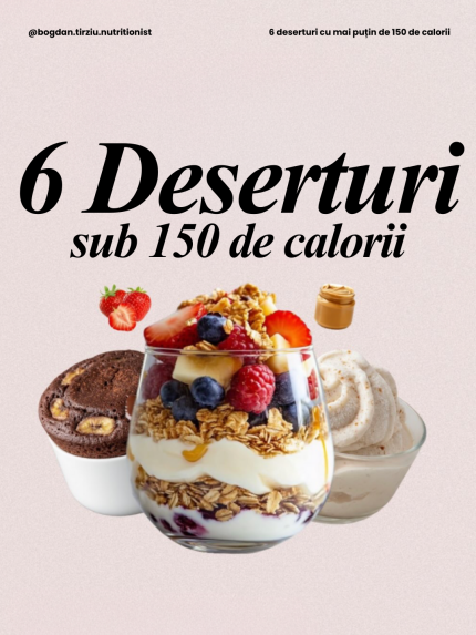 6 deserturi sub 150 kcal - BogdanTirziu.ro